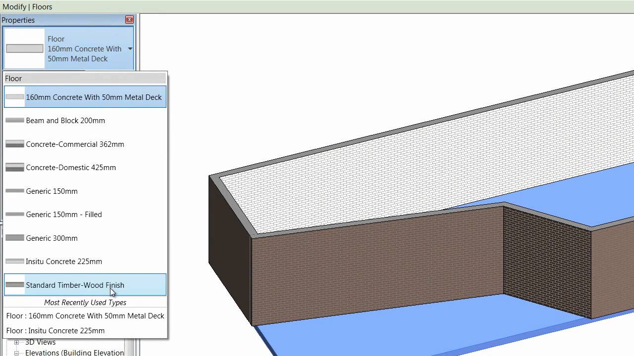 4.2 BASIC MODELLING // FLOORS. [Revit Architecture 2011]