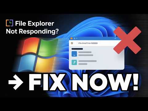 🔧 Fix File Explorer Not Responding in Windows 11 (Quick & Easy!)