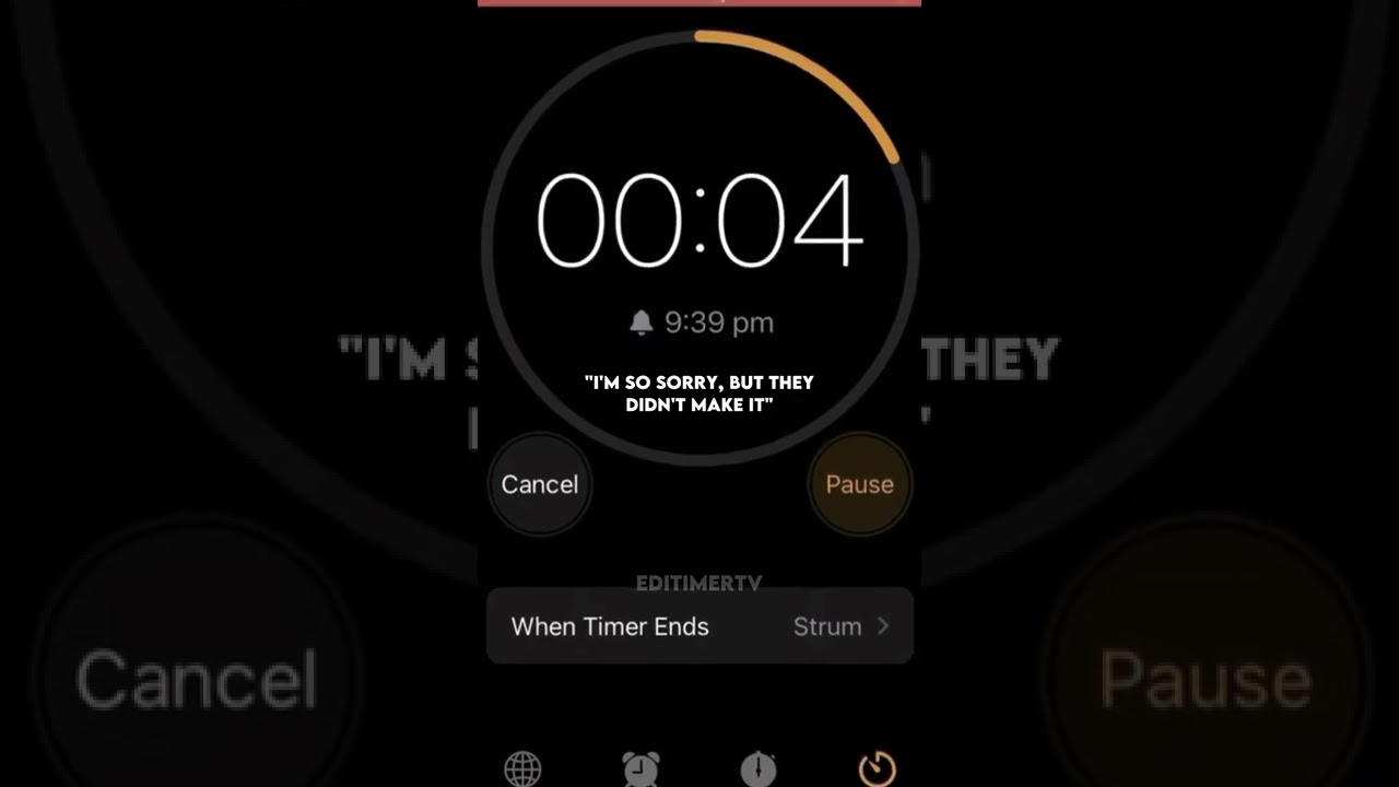pov: they didn't make it - timer pov