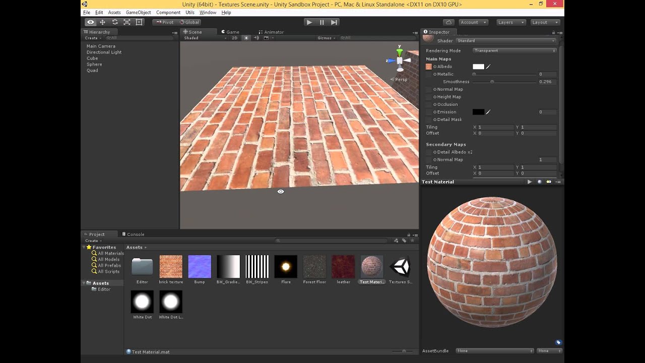 Unity Texture Import Settings