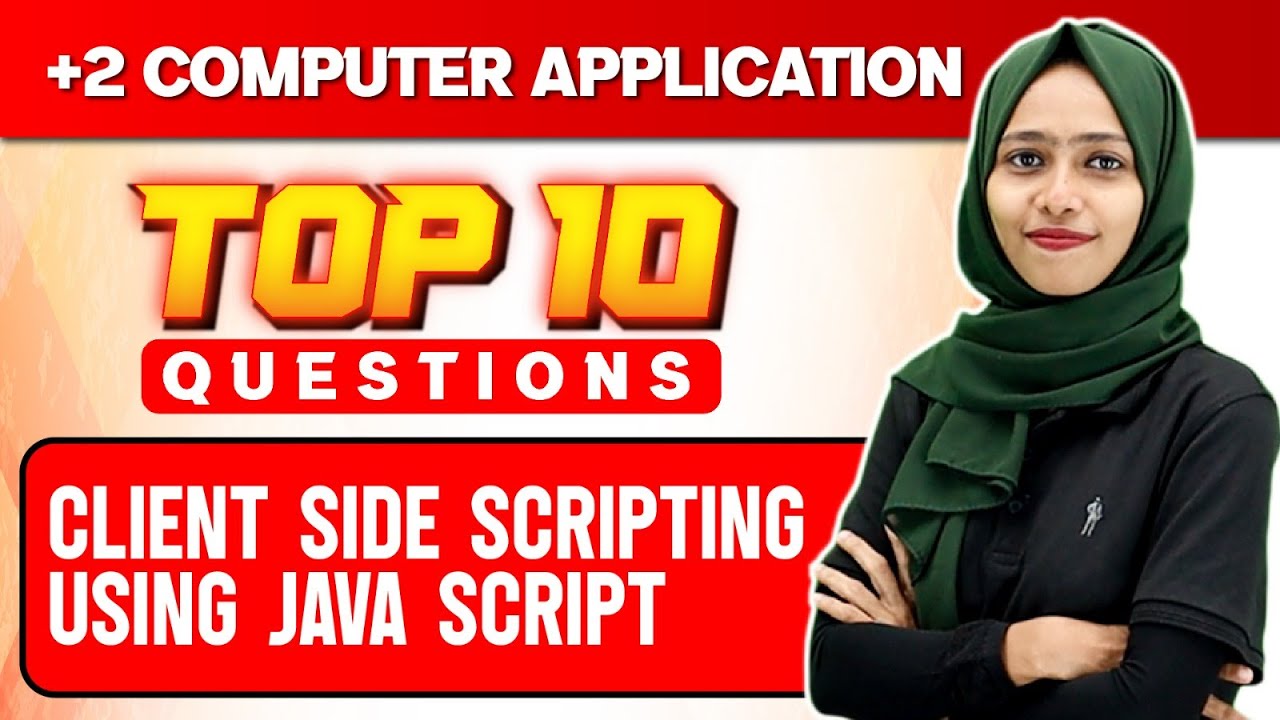 +2 Christmas Exam | CA |Client Side Scripting Using JavaScript | Important 10 Questions | ExamWinner