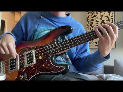 Univox Precision Bass Custom 1974 - Sunburst | Reverb