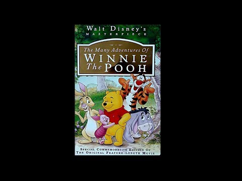 Digitized opening to The Many Adventures Of Winnie The Pooh (USA VHS)