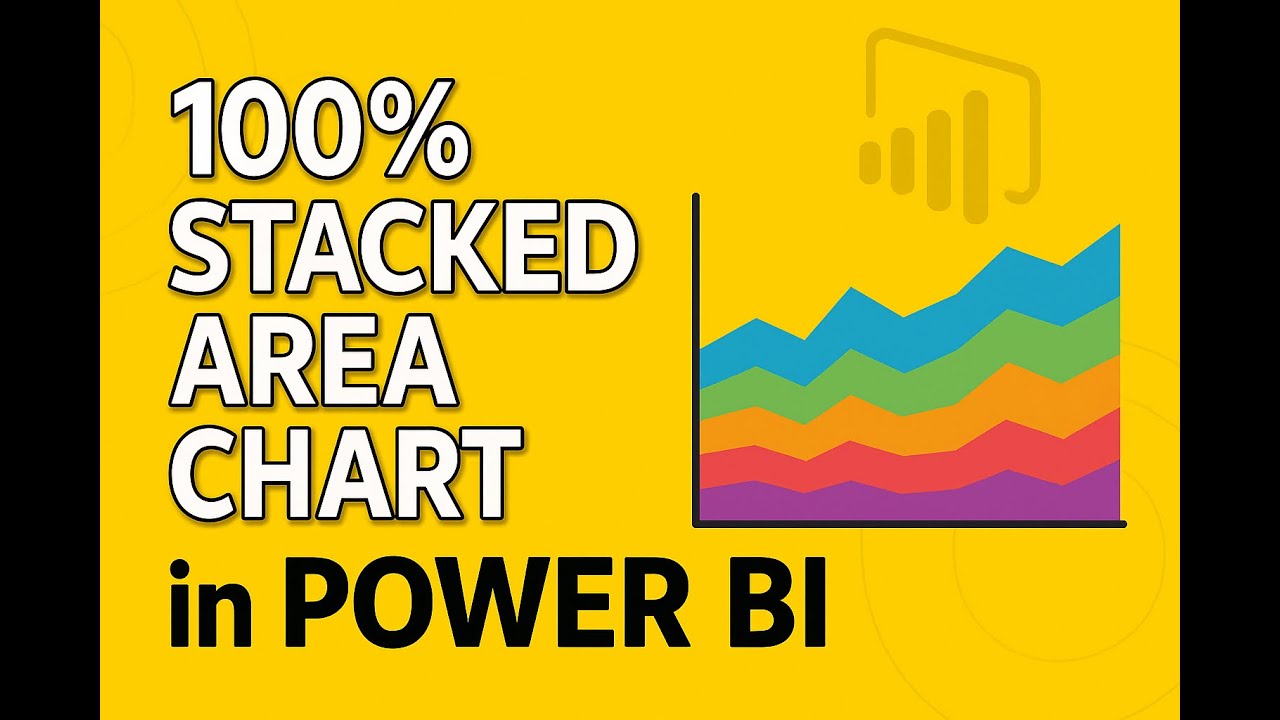 100% Stacked Area Chart in Power BI | Tutorial for Beginners | ThePowerBI