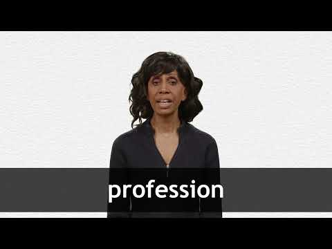 PROFESSION definition and meaning | Collins English Dictionary
