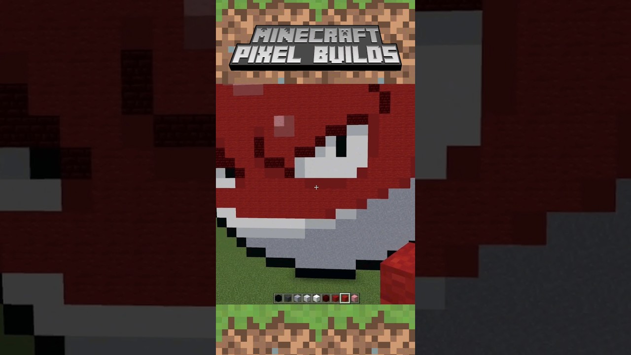 #100 Voltorb Pixel Build #pokemon #nintendo #pixelart #minecraft