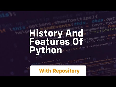 history and features of python