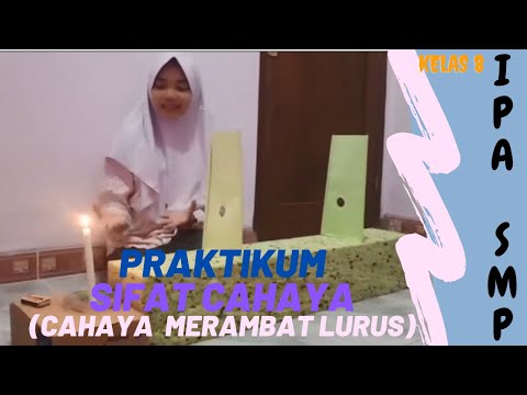Sifat-Sifat Cahaya (CAHAYA MERAMBAT LURUS)