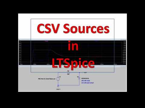 CSV Sources in LTSpice