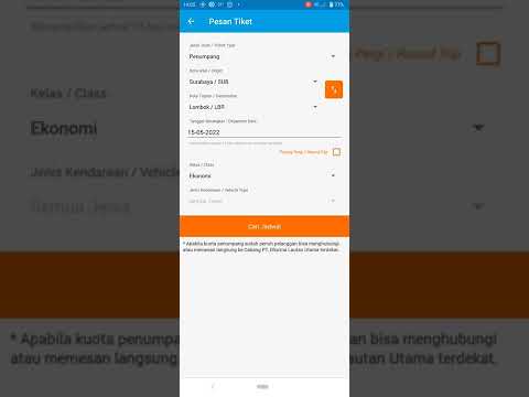 cara pilih kelas VIP di aplikasi DLU
