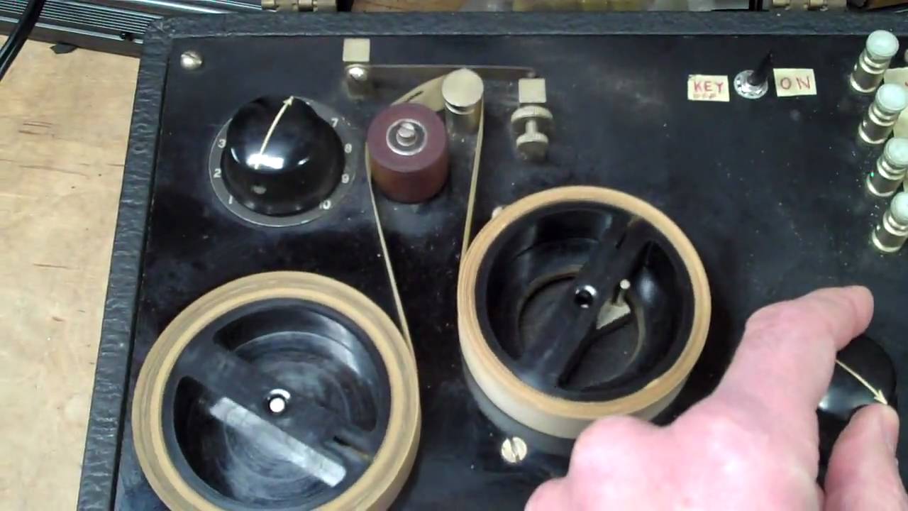 Instructograph Morse Code Trainer Demo - 1947