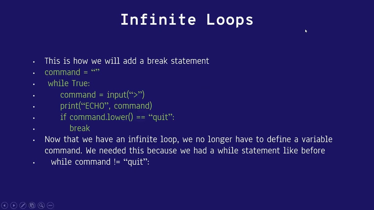 PRES13   INFINITE LOOPS