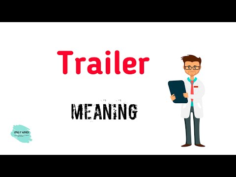 Trailer meaning in hindi | Trailer Kya Matlab hota hai | Daily use English words