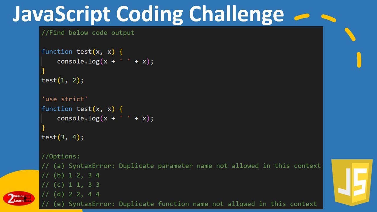 Javascript Coding Challenge - Episode 38