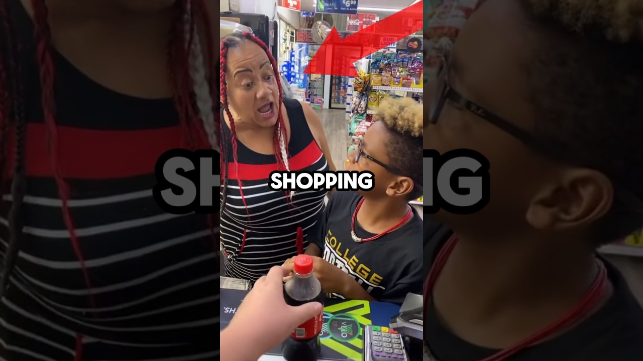 Kid Humbled His Karen Mom!!🫣             #shorts #funny #karen #customersbelike #viral
