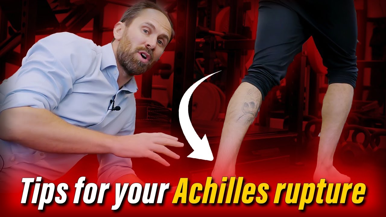 Tips for your Achilles rupture - recovery & treatment