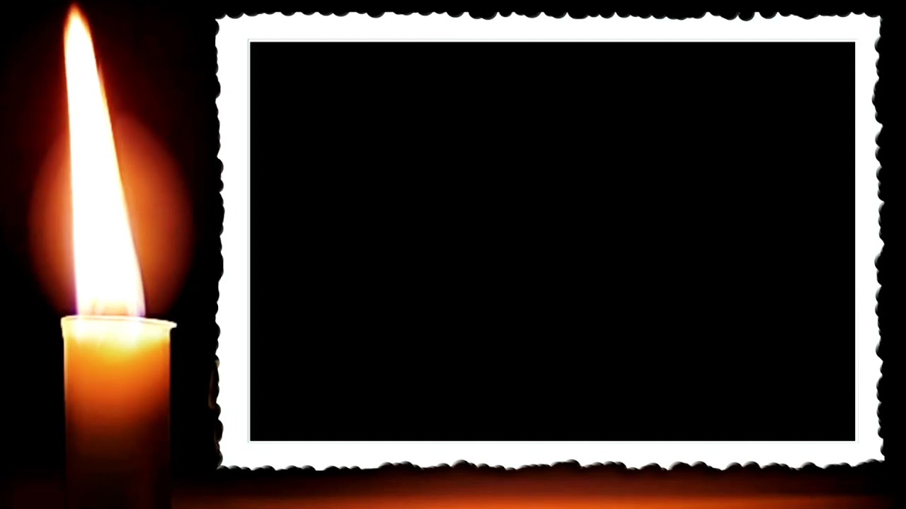 Black Screen With Candle Animations || For Religious Purpose || Mourning || Condolence Message