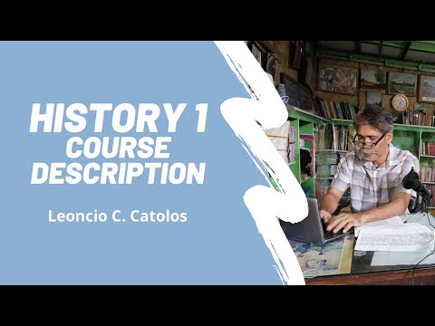 History 1 Course Description
