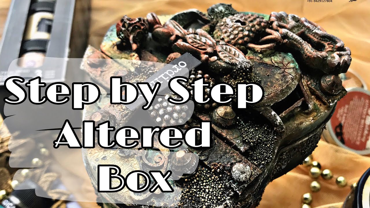 Old Treasures Autumn YouTube Hop - Altered Box 