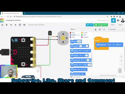 Micro Bit Simulation in Tinkercad Tutorial