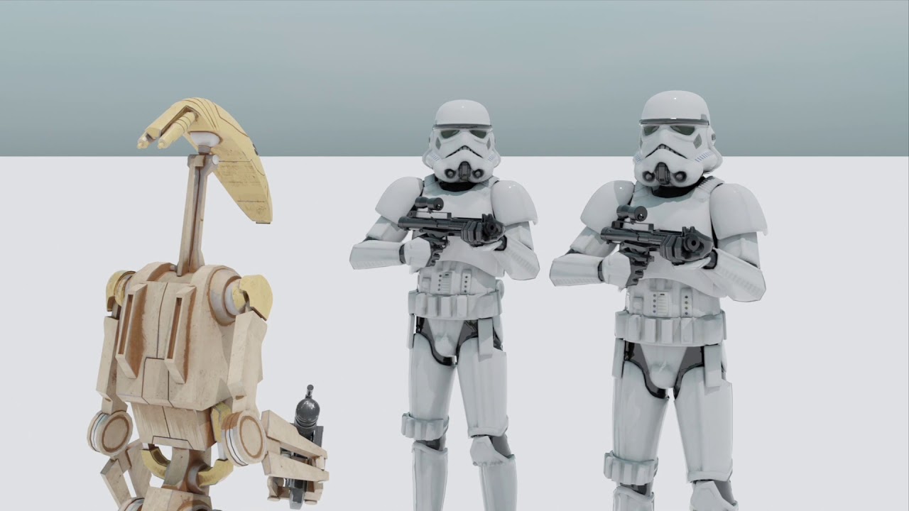 Stormtrooper Animation Test