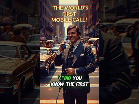 "The FIRST Mobile Phone Call in History! 📞😱 (1973 Shocking Moment!)"