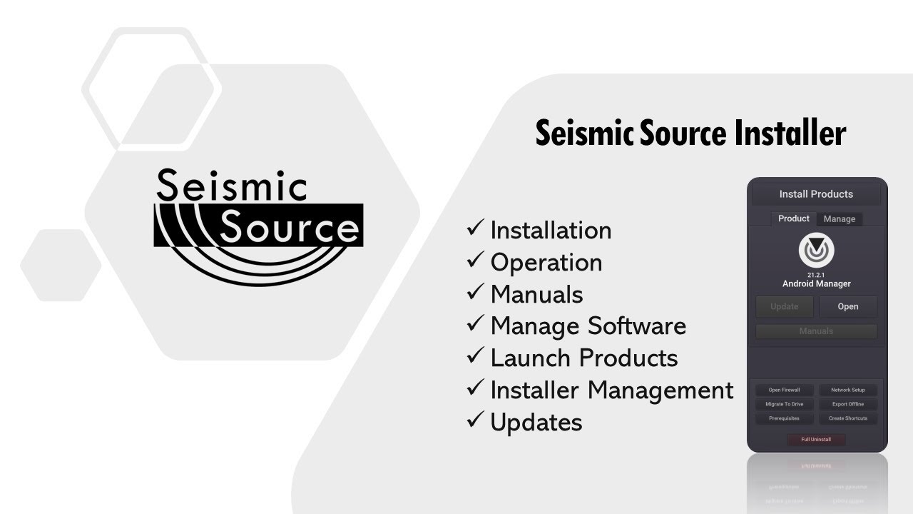 Seismic Source Installer