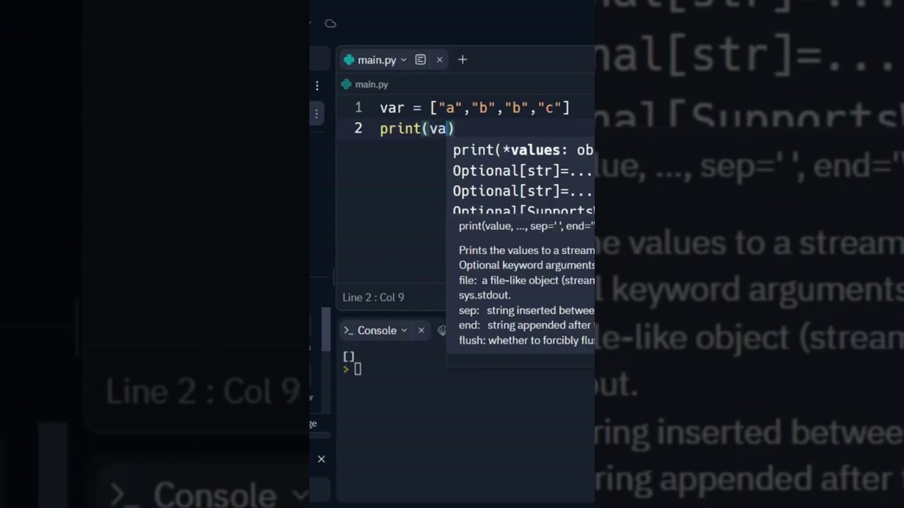 Count() Method In Python Lists #shorts