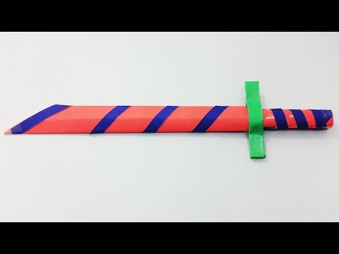 How To Make Diy Paper Sword Easy Instructions | Amazing Origami Katana ...