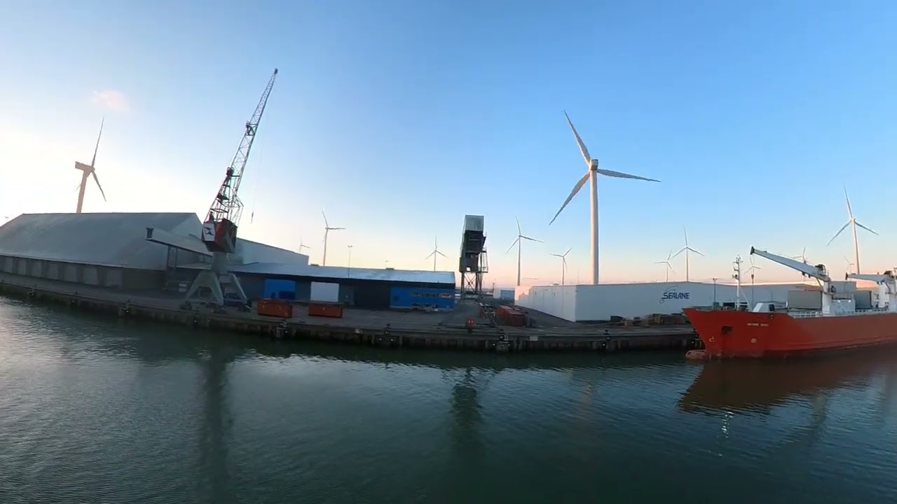 Eemshaven port Netherlands