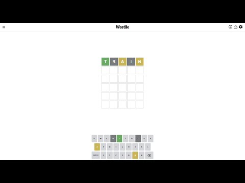 New York Times Games - Wordle Gameplay