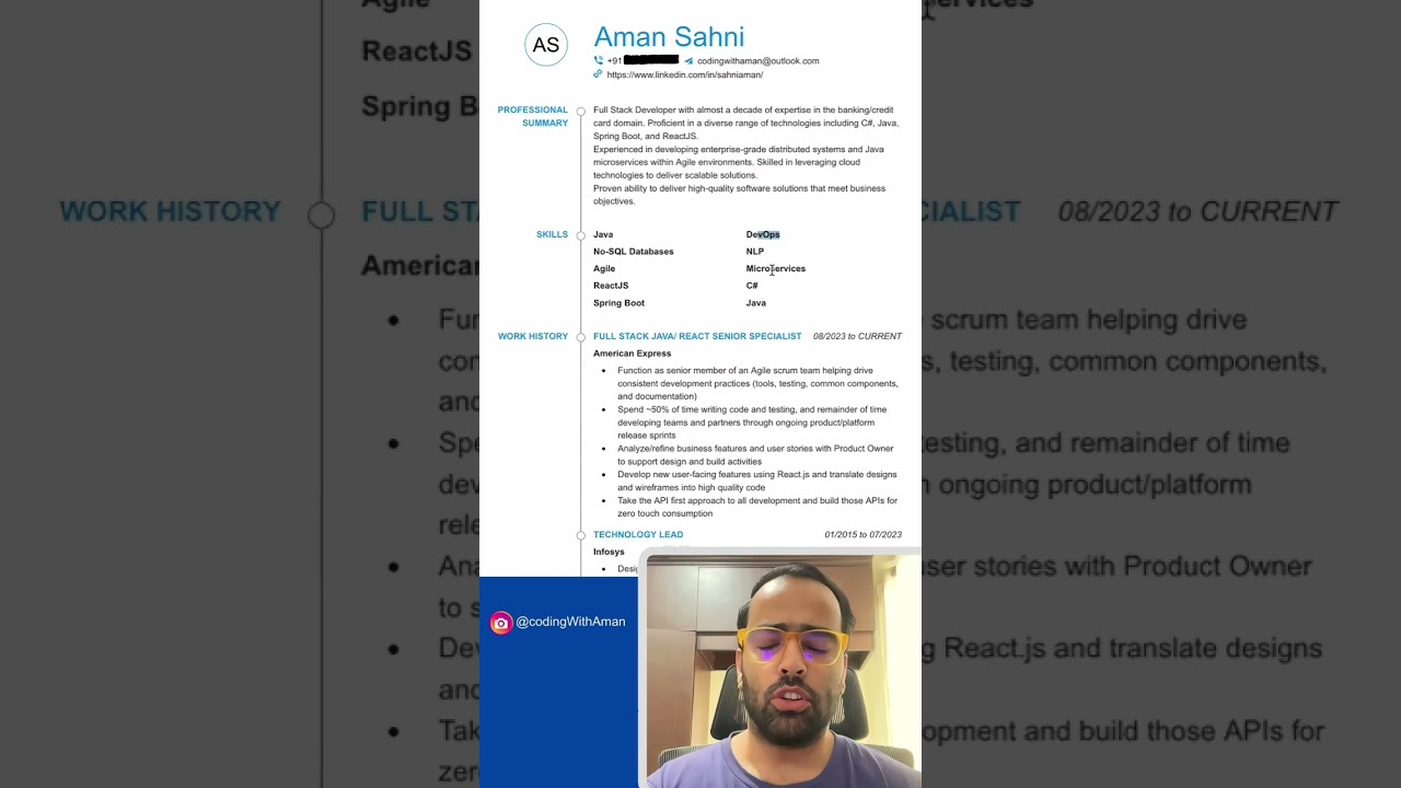 #resumetips #resume #softwareengineer