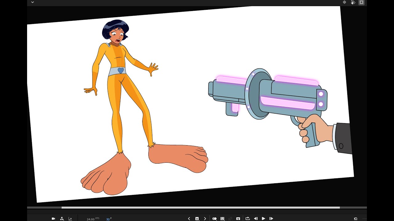 Alex Becomes a Big Foot!