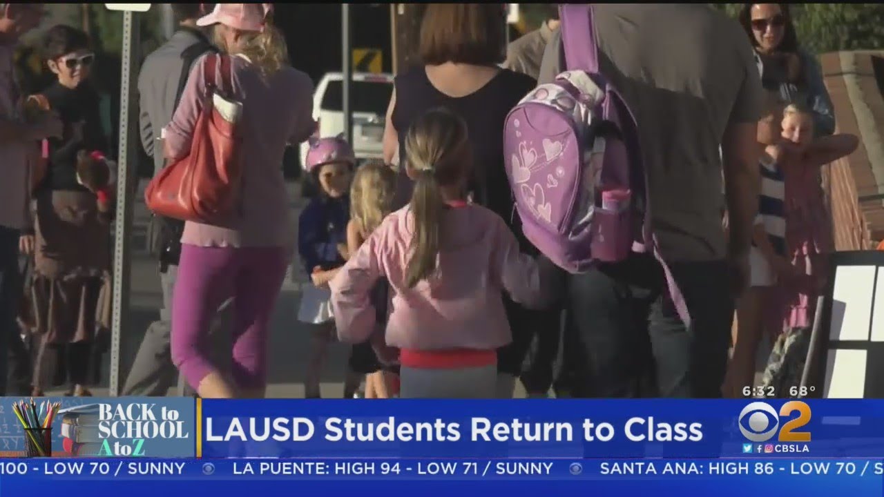 Students Return To LAUSD Schools