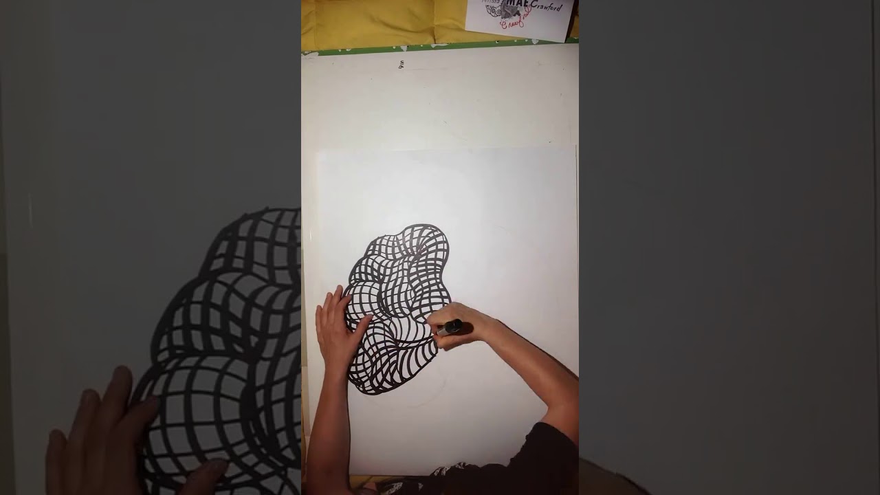 Drawing a Left Brain - Right Brain Illustration