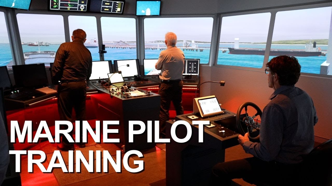 Simulated marine pilot training