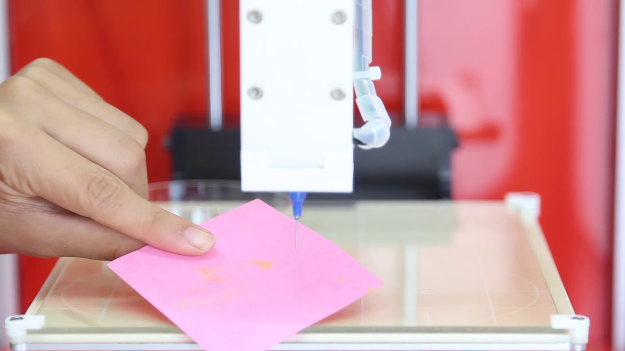 Printing an enzyme array