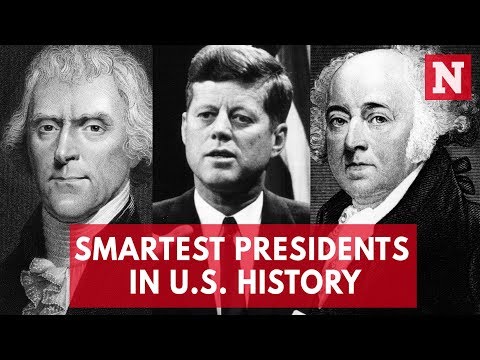 Smartest Presidents in U.S. History Based On Estimated IQ Scores