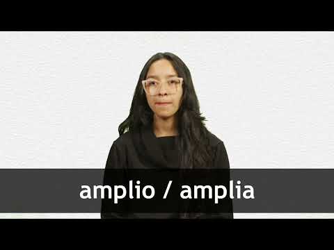 English Translation of “AMPLIO” | Collins Spanish-English Dictionary