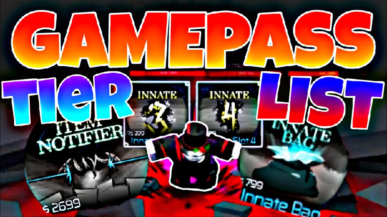 THE BEST GAMEPASSES TO GET | Jujutsu Infinite Roblox Gamepass Tier List
