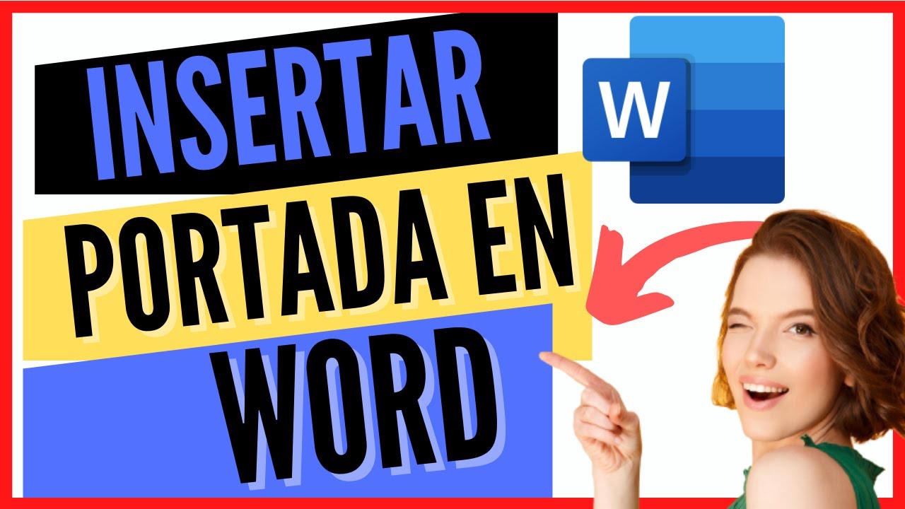 🛑Descubre Cómo Insertar Portada en Word (FUNCIONA)📣