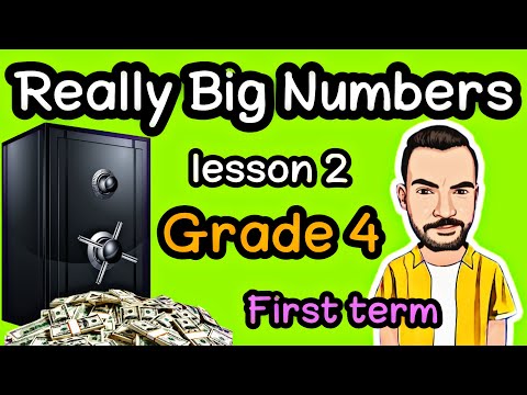 شرح درس !Really Big Numbers - Math - الصف الرابع الابتدائي - نفهم