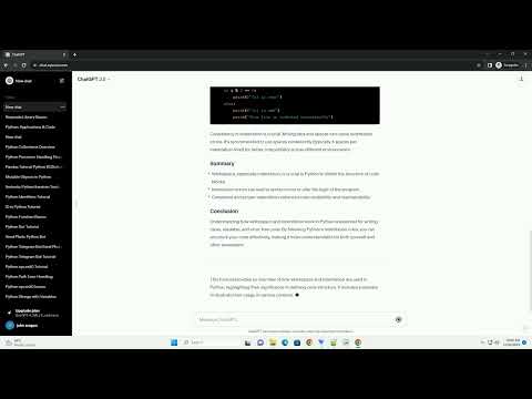 what is space in python