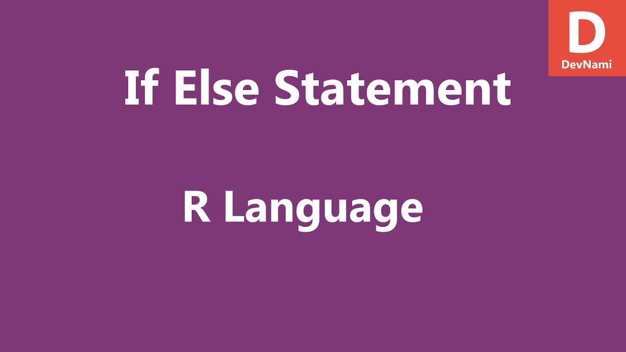 R Programming if else statement