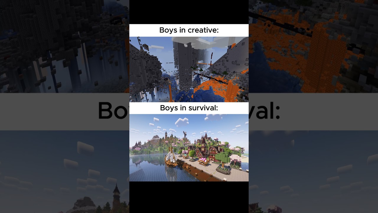 So true  #minecraftshorts #memes #minecraft