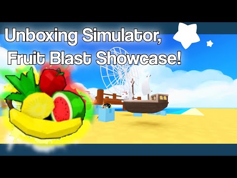 Unboxing Simulator Fruit Blast Showcase.
