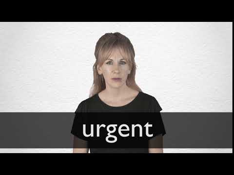 How to pronounce URGENT in British English