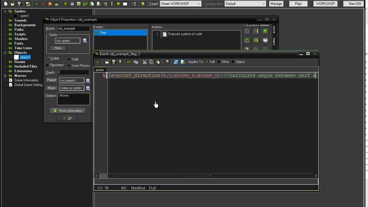 Rotate and Move Object to  Mouse Position