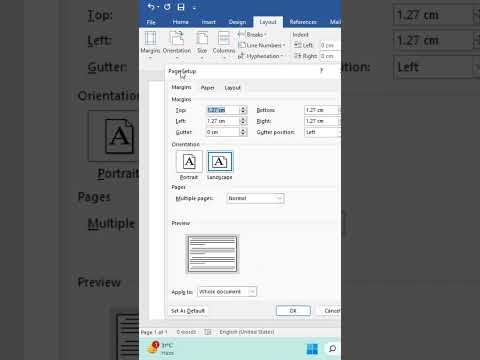 How to set margin of a page in MS-WORD? #msword #mswordinhindi #mswordforbeginners #mswordtutorial