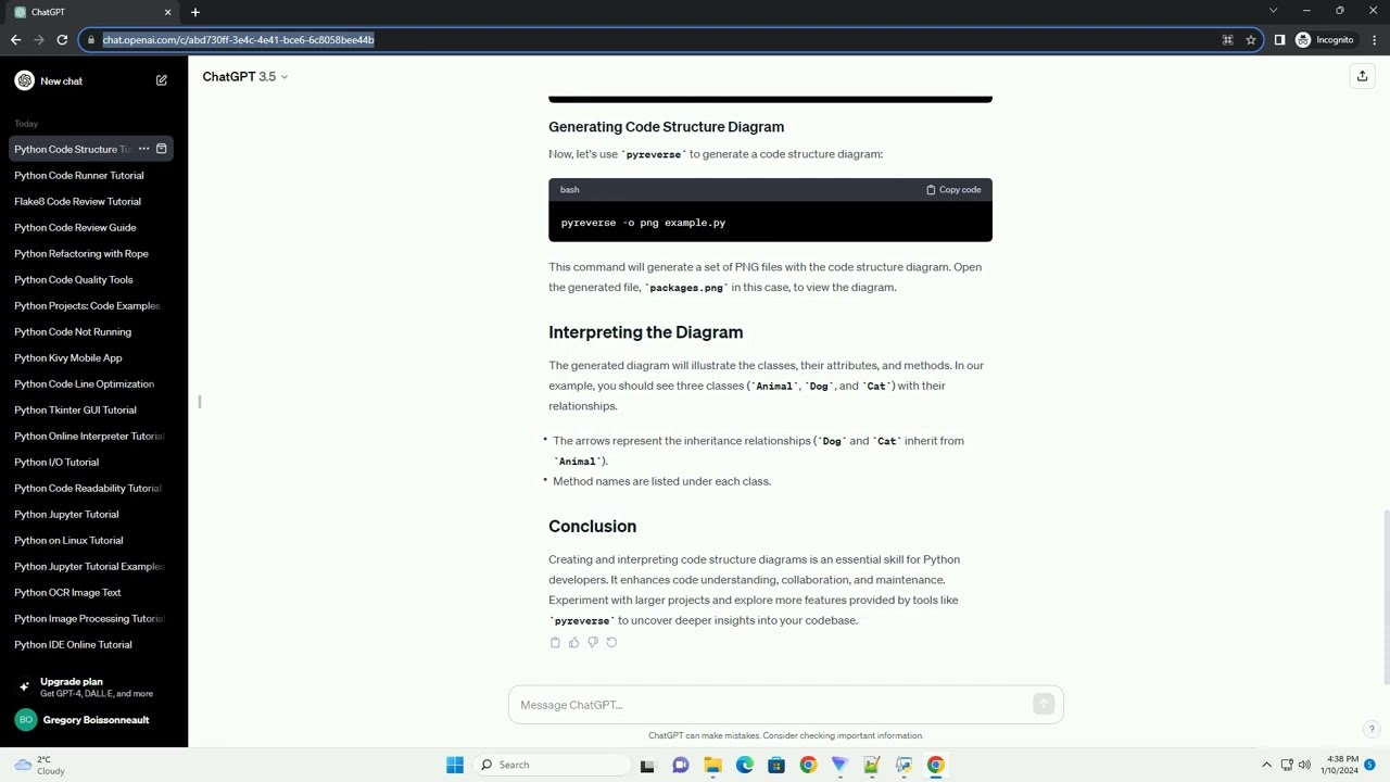 python code structure diagram